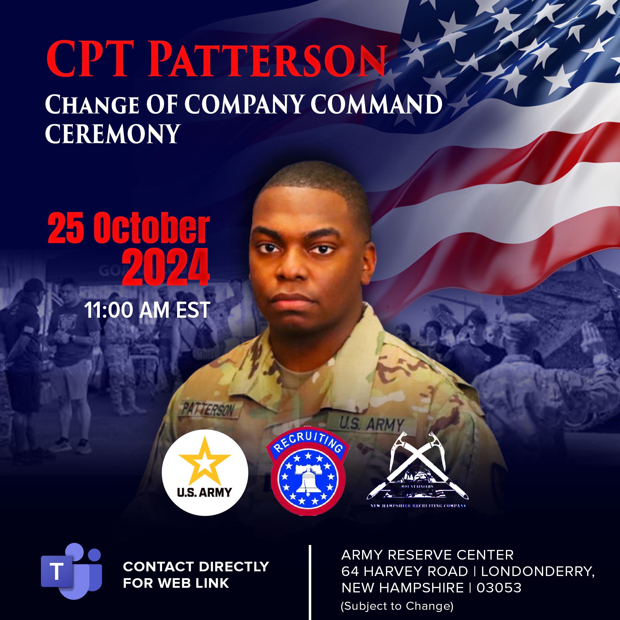 Captain (Dr.) Rodrick Patterson, Jr. Selected for Company Command in ...